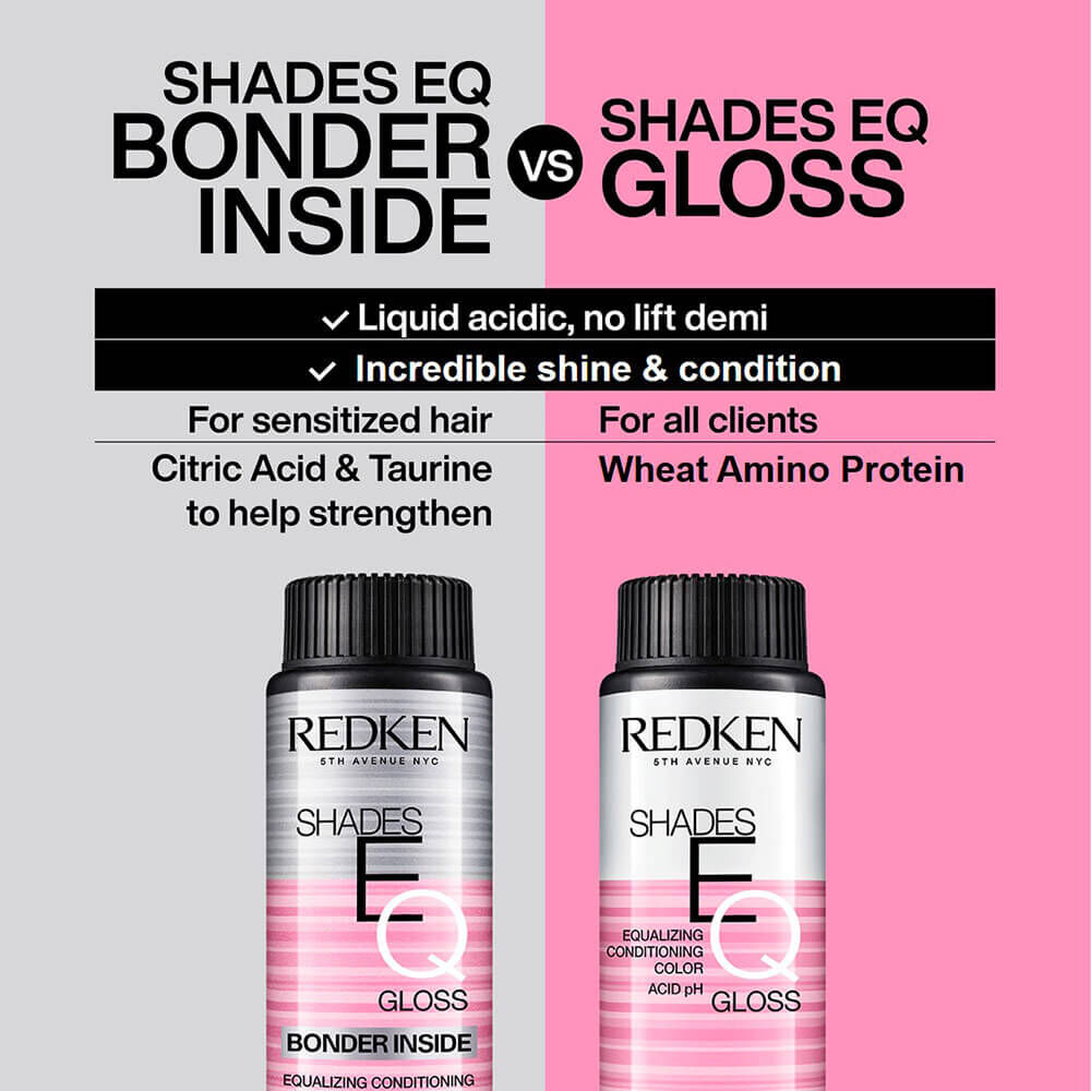 Redken Shades EQ Bonder Inside Demi Permanent Hair Colour 09AG Glossy ...