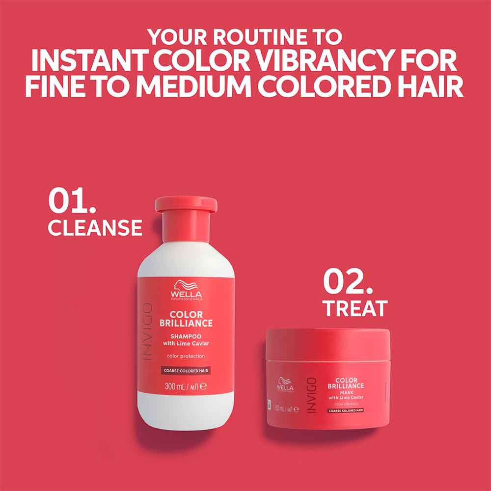 Wella Professionals Invigo Color Brilliance Shampoo Coarse 1000ml ...