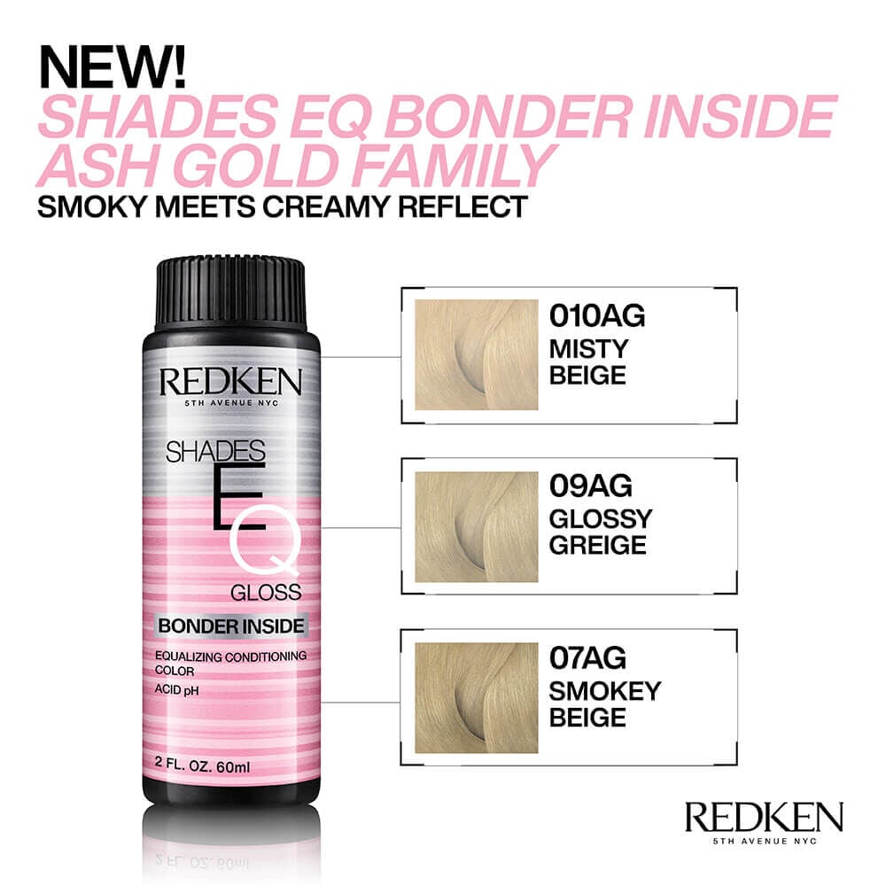 Redken Shades Eq Bonder Inside Demi Permanent Hair Colour 09ag Glossy