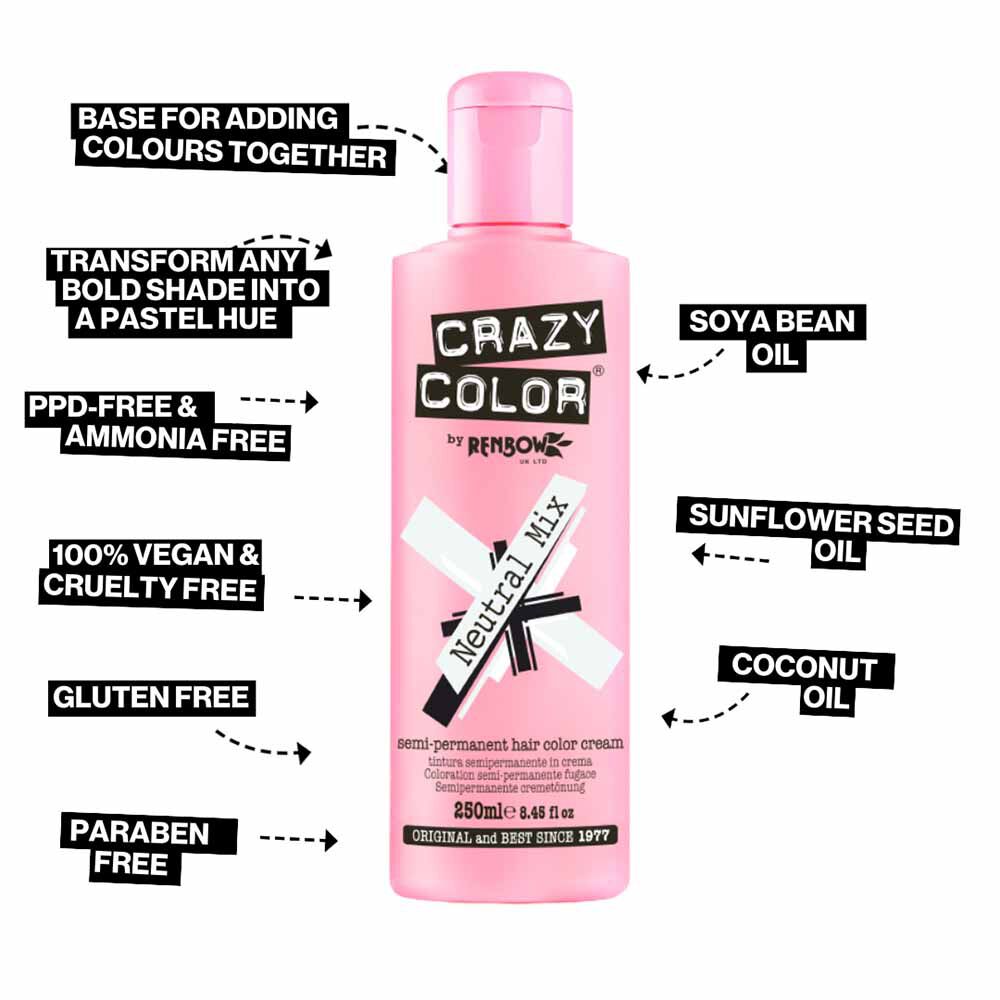 Crazy Color Neutral Mix | Hair Dye | Salon Services