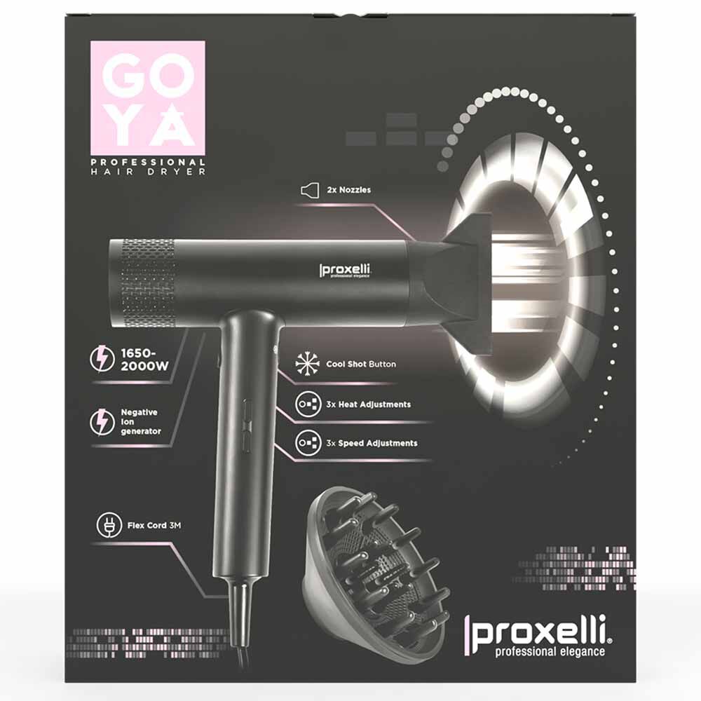 Proxelli Goya T-Shape Hairdryer Black | Hair Dryers | Sally Beauty