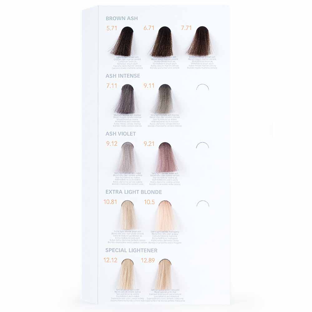 XP100 Intense Radiance Shade Chart Insert | Shade Charts | Sally Beauty