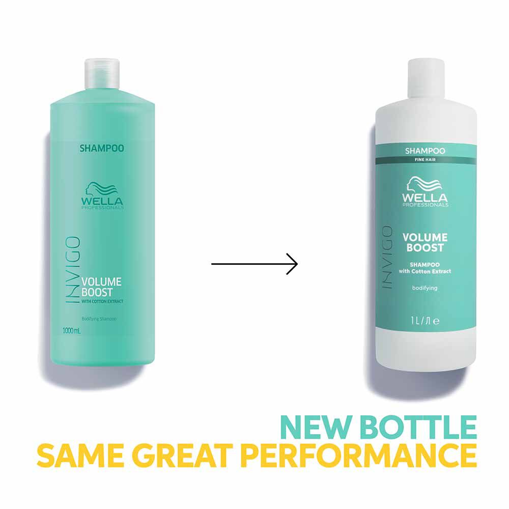 Wella Professionals Invigo Volume Boost Shampoo 1000ml | Hair Shampoo ...