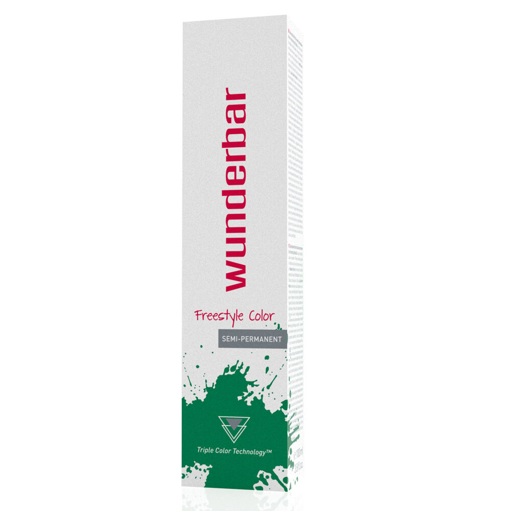 Wunderbar Freestyle Color Semi-Permanent Hair Colour - Green 100ml ...