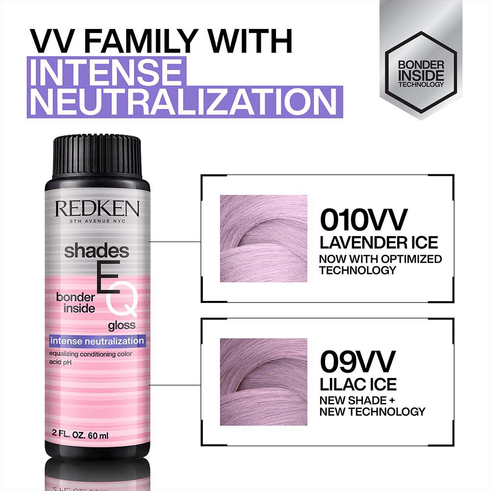 Redken Shades EQ Bonder Inside Demi Permanent Hair Colour 09VV Lilac ...