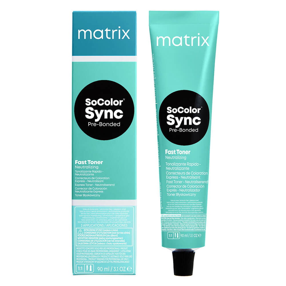 Matrix SoColor Sync Pre-Bonded Fast Toner - Anti Yellow 90ml | Demi and ...