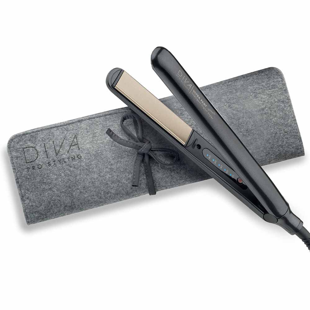 Diva Professional Styling Ultra Fast, Intelligent Digital Styler Black ...