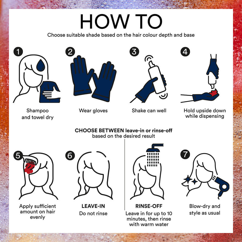 Indola Color Style Mousse Temporary Hair Colour - Medium Brown 200ml ...