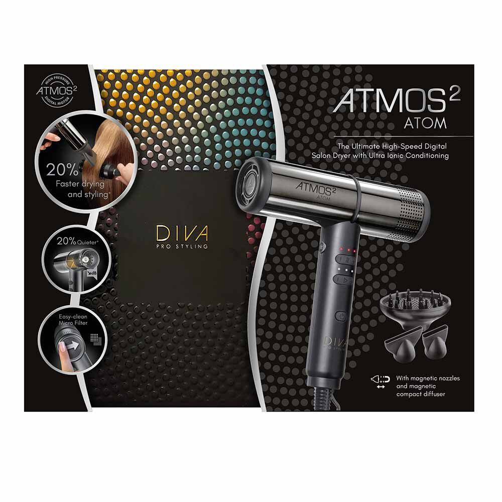 Diva Pro Styling Atmos Atom Hair Dryer | Hair Dryers | Sally Beauty